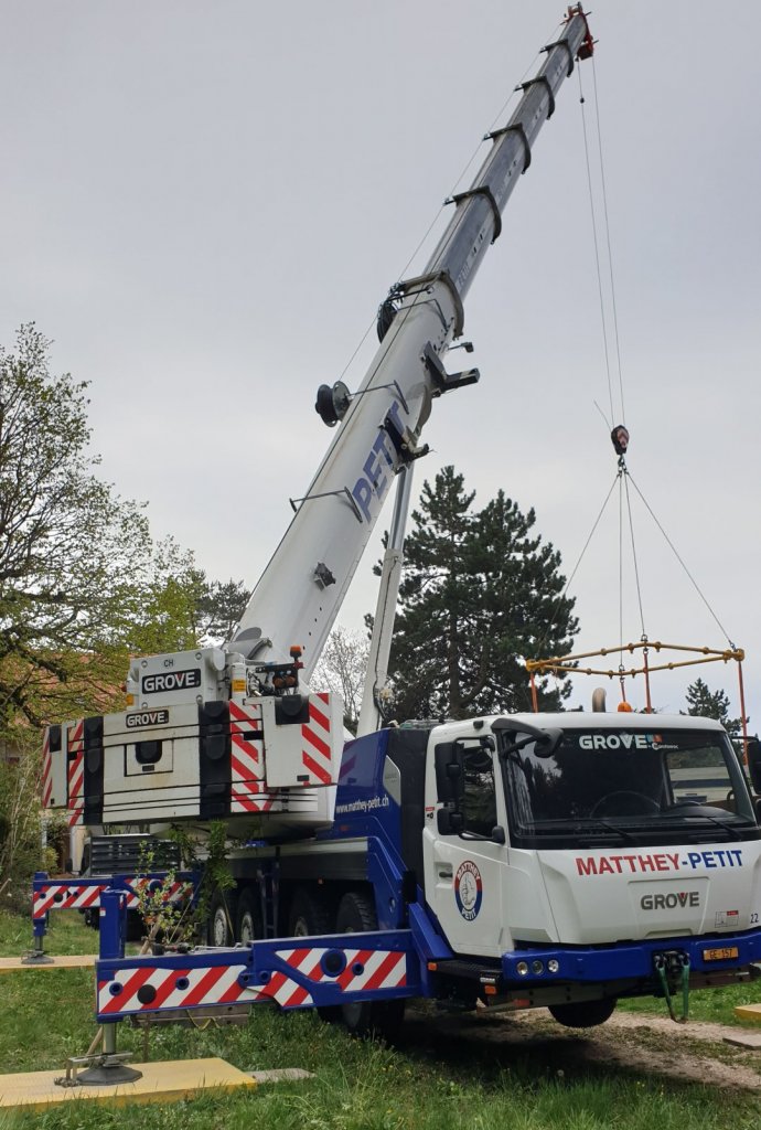 GRUE TELESCOPIQUE 100 tonnes - MATTHEY PETIT SA - Les moyens de ...