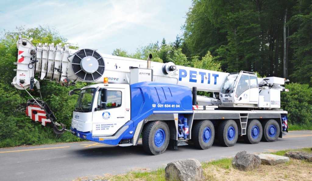 GRUE TELESCOPIQUE 150 tonnes - MATTHEY PETIT SA - Les moyens de ...
